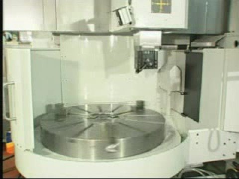CNC Vertical Turning Lathe (Youji Machine Industrial Co.) - YouTube