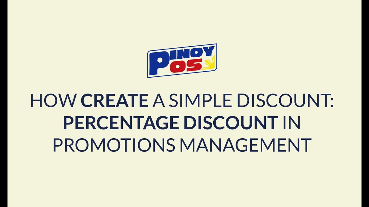 MMS Promotions Management - 3 of 3: Create a Percentage Discount using ...