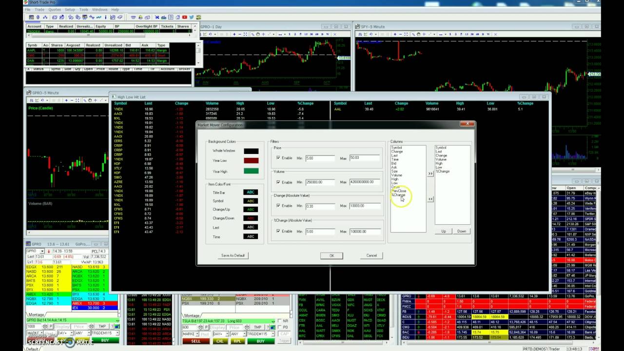 Hi Low ticker - YouTube