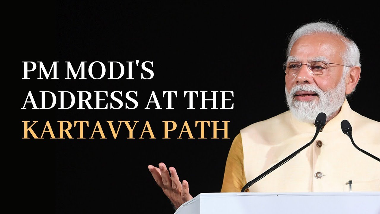 PM Modi's Address at the Kartavya Path l PMO - YouTube
