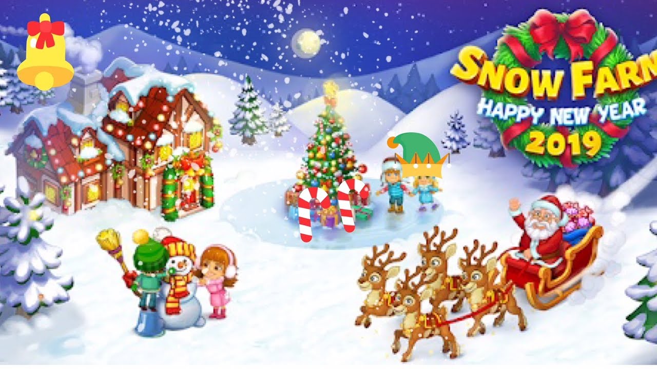 Happy New Year Snow Farm Game Happy New Year Game For Kids New Year ...