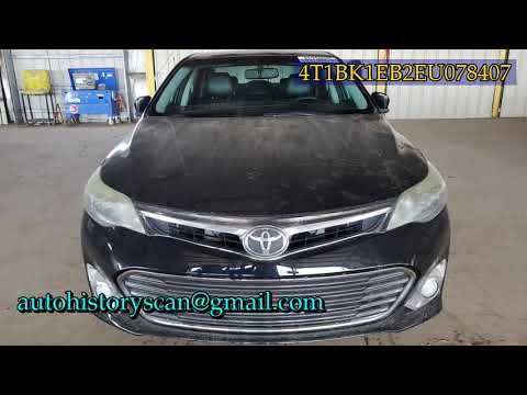 4T1BK1EB2EU078407 Toyota Avalon Base 2014