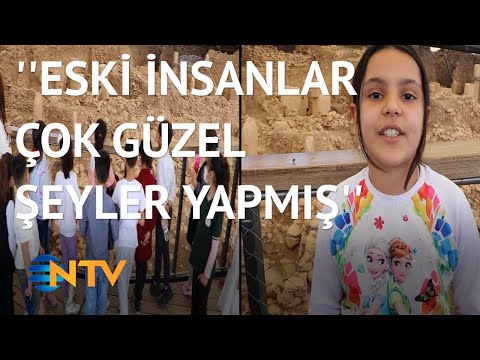 @NTV Şanlıurfalı öğrenciler ilk kez Göbeklitepe’de