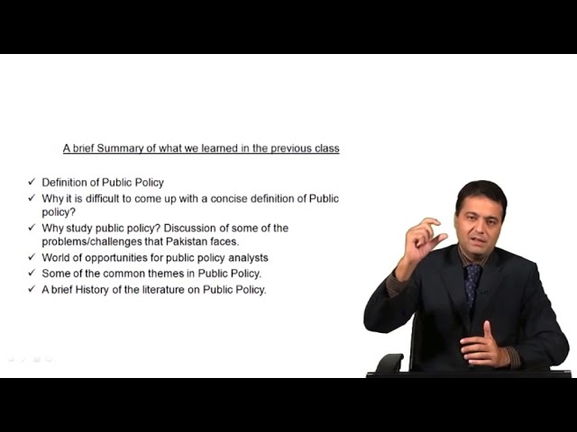 Public Policy Definition