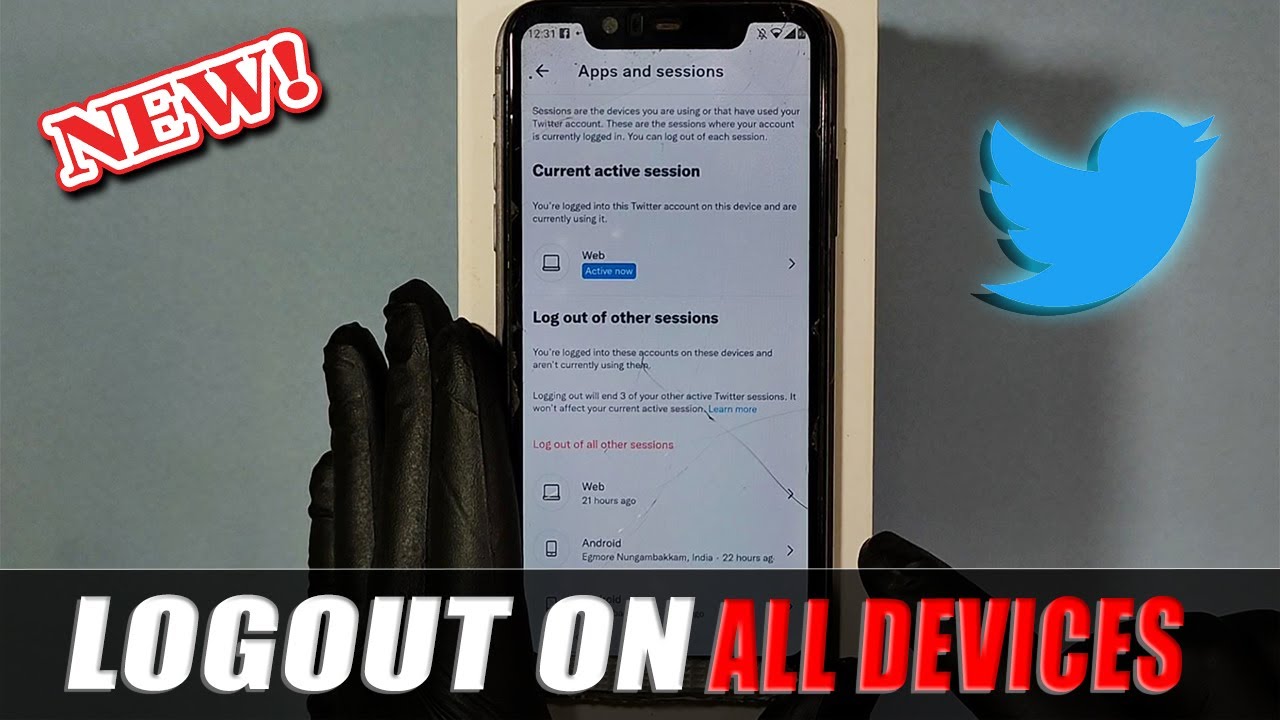 How to Logout Twitter on All Devices (2022) - YouTube