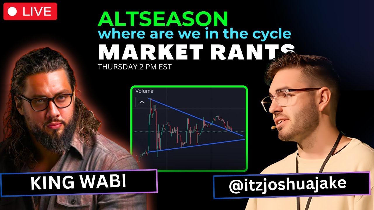 Alt season: where are we in the cycle ft. Joshua Jake | MARKET RANTS ...