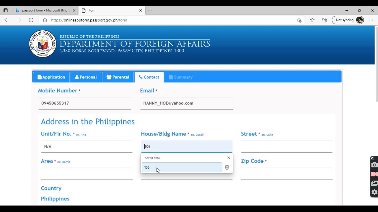 DFA NO CONFIRMATION EMAIL RECEIVED IN ONLINE APPOINTMENT / HOW TO FILL ...