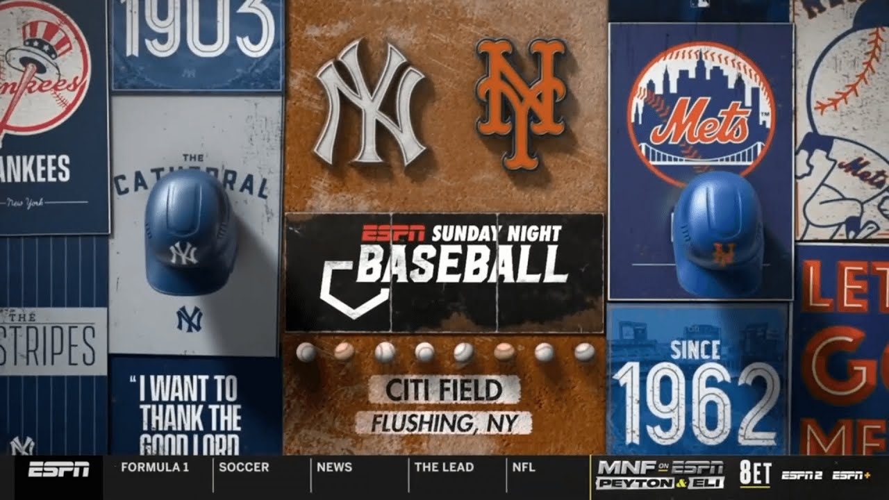 ESPN Sunday Night Baseball intro | NYY@NYM | 9/12/2021 - YouTube