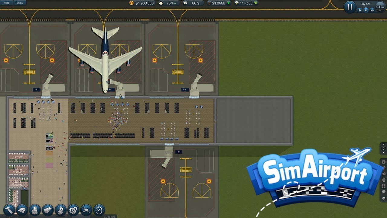 SimAirport S6 E56 ANOTHER Gate! - YouTube