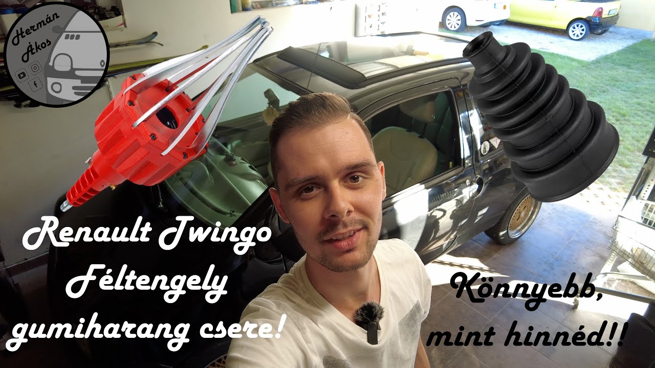 Féltengely gumiharang csere! Házilag, speckó szerszámmal! Könnyebb ...