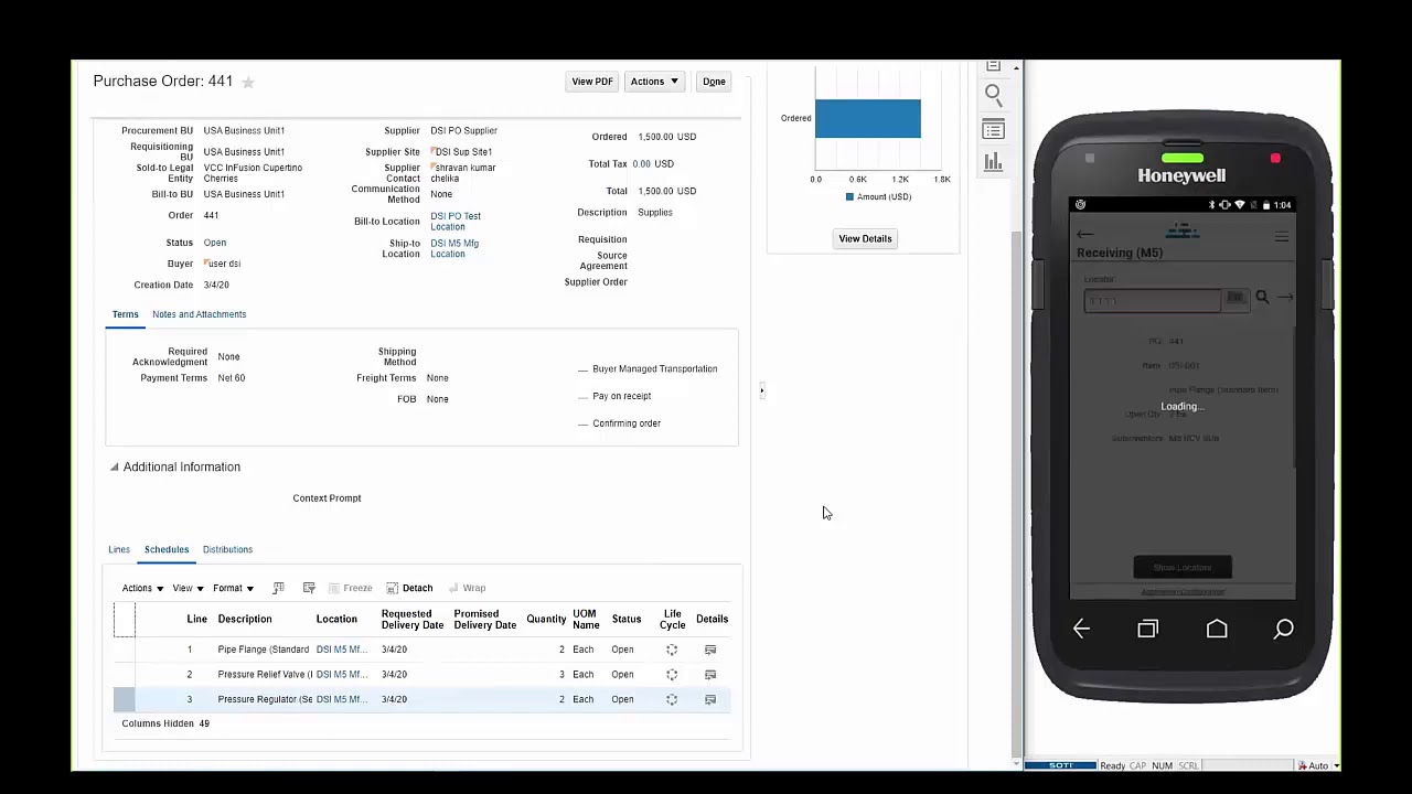 Cloud Inventory® Powered by DSI® and Oracle SCM Cloud Receiving Demo ...