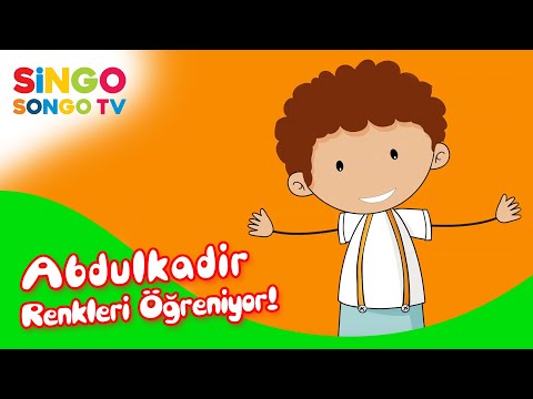 ABDULKADİR Renkleri Öğreniyor 🟠🟢🟣 – SingoSongo TV I İsme Özel Çocuk Şarkıları 🎵