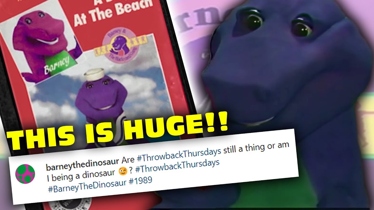 Barney's 1988 Series OFFICIALLY Referenced After 35 Years - YouTube