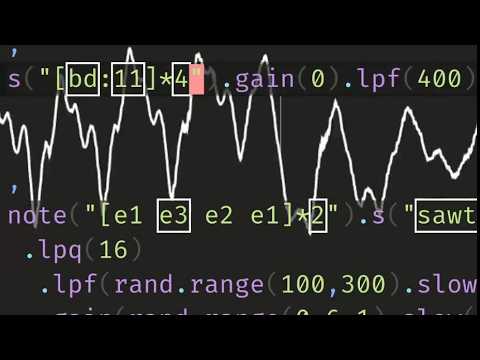 Siberspace (Strudel.cc Algorave) - YouTube