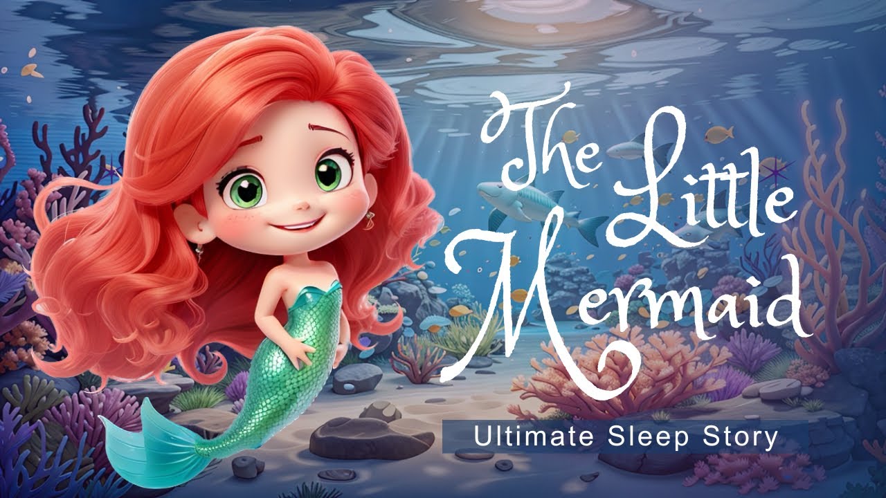 The Little Mermaid｜Ultimate Sleep Story｜Relaxing sea waves music - YouTube