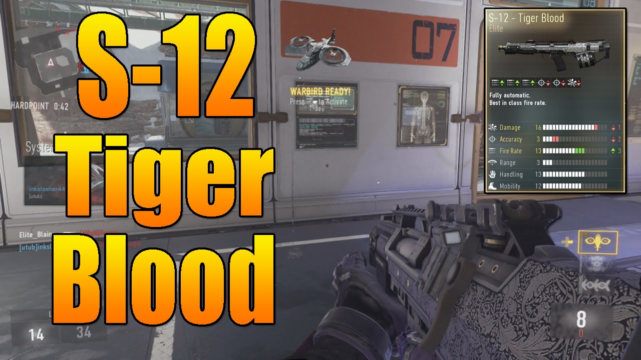 Advanced Warfare Elite Weapons - S-12 Tiger Blood (Call of Duty AW Gun ...