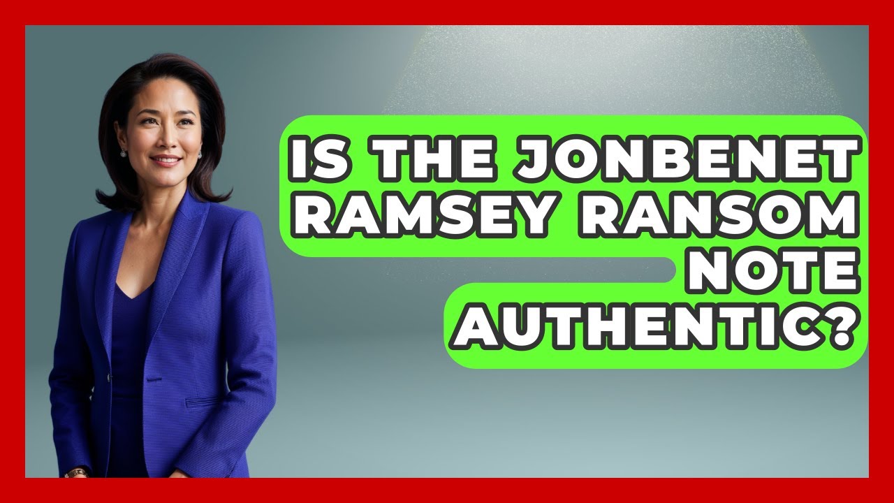Is The JonBenet Ramsey Ransom Note Authentic? - True Crime Lovers - YouTube