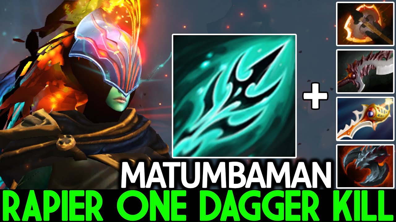 MATUMBAMAN [Phantom Assassin] Epic Rapier Comeback One Dagger Kill Dota ...