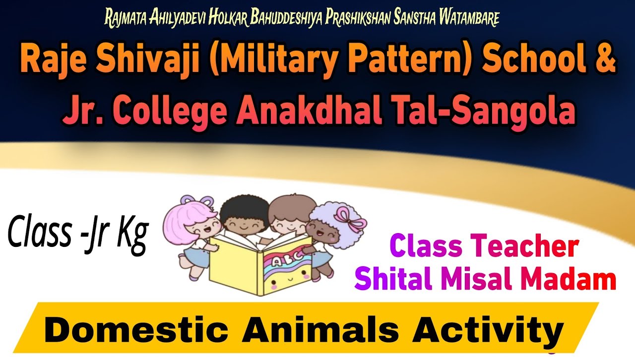 Class - Jr kg Animals Activity - YouTube