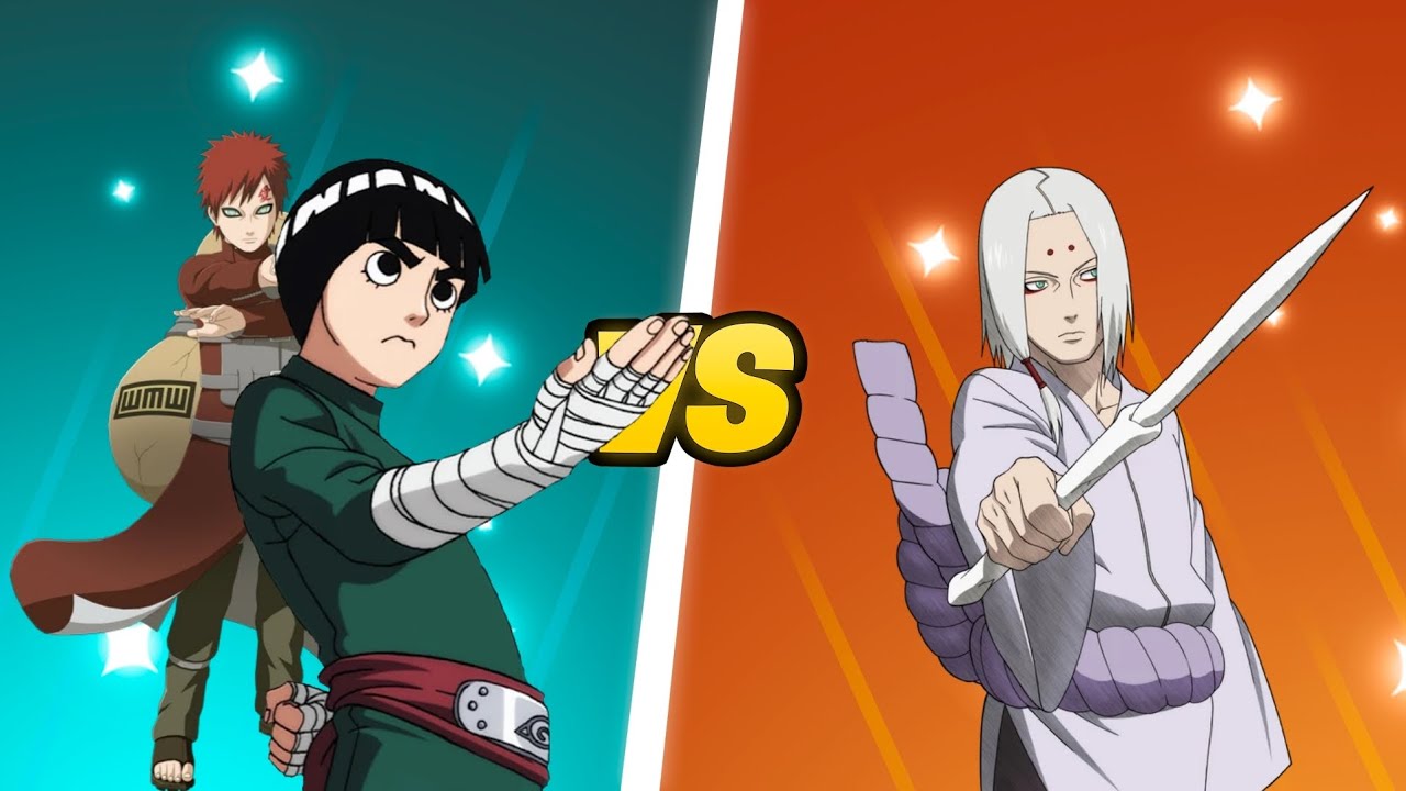 Lee and Gaara Vs Kimimaro Full fight - YouTube
