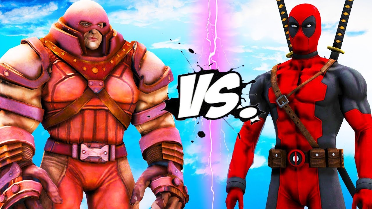 DEADPOOL VS JUGGERNAUT - EPIC BATTLE - YouTube