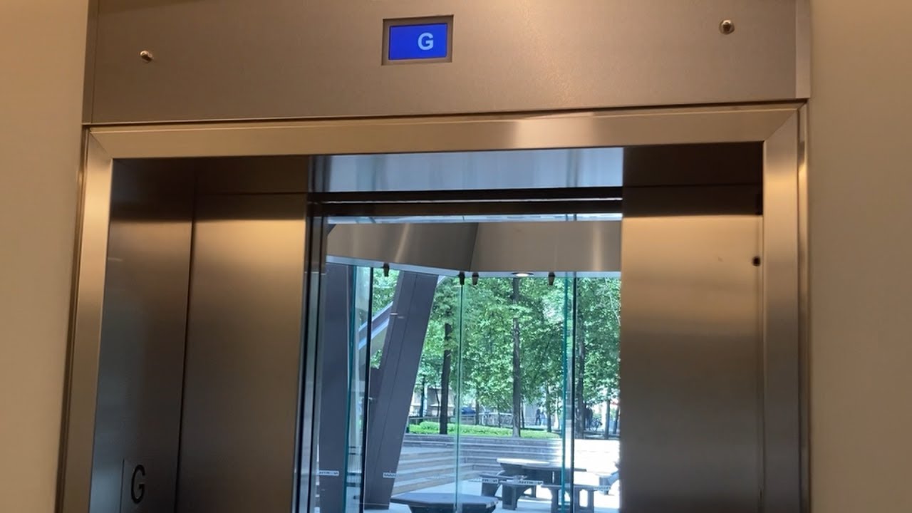 glass elevator at Bell Trinity Square - YouTube