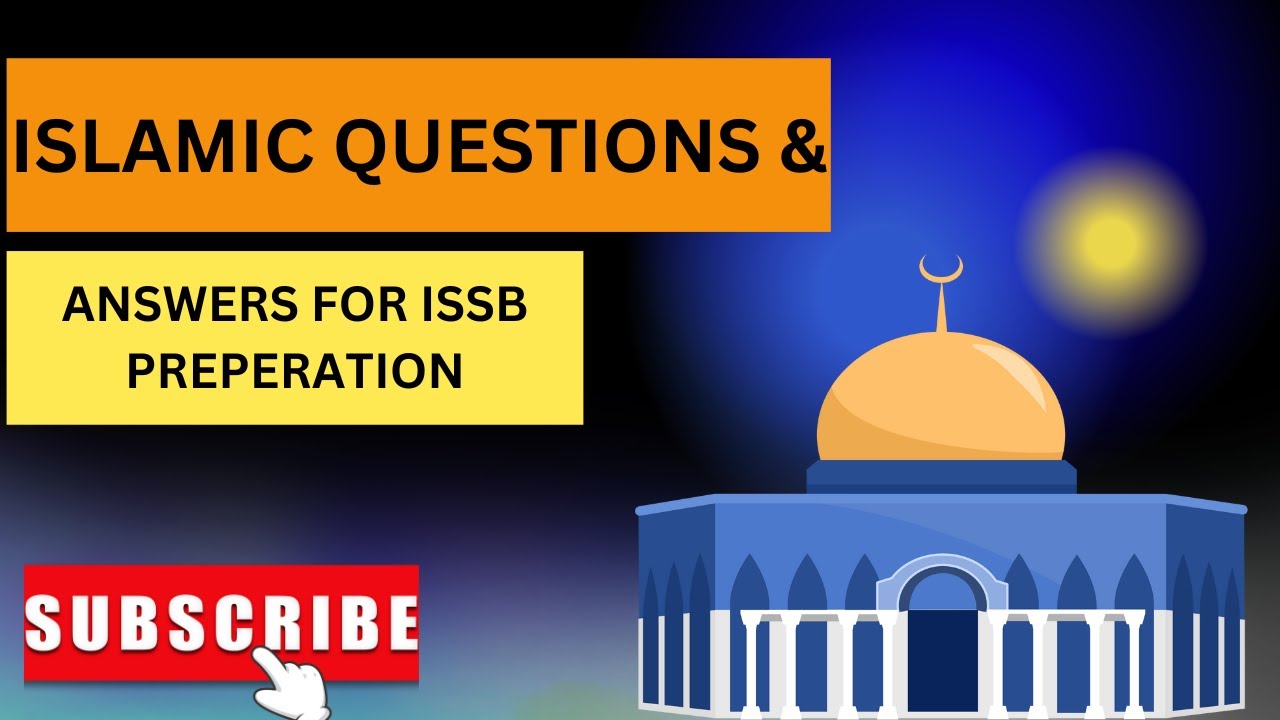 Islamic question and answer in english I ISSB preperation - YouTube