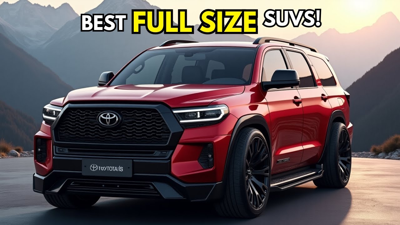 Top 5 FULL SIZE SUVs of 2025 You Can Trust for Years! : Consumer ...