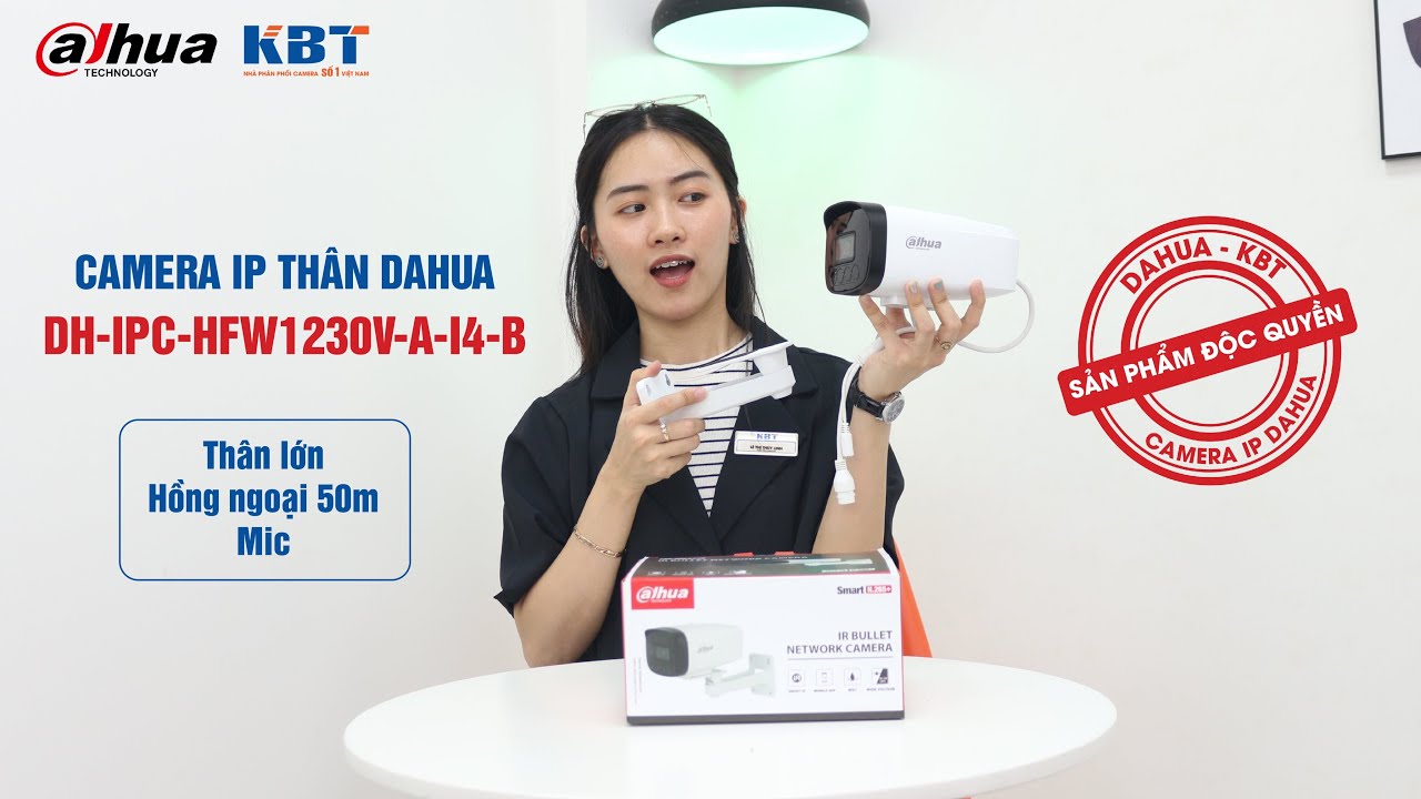 [Review & Demo] Camera IP Dahua DH-IPC-HFW1230V-A-I4-B Độc quyền KBT ...