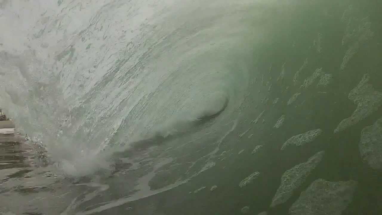 Shorebreak Barrels - YouTube