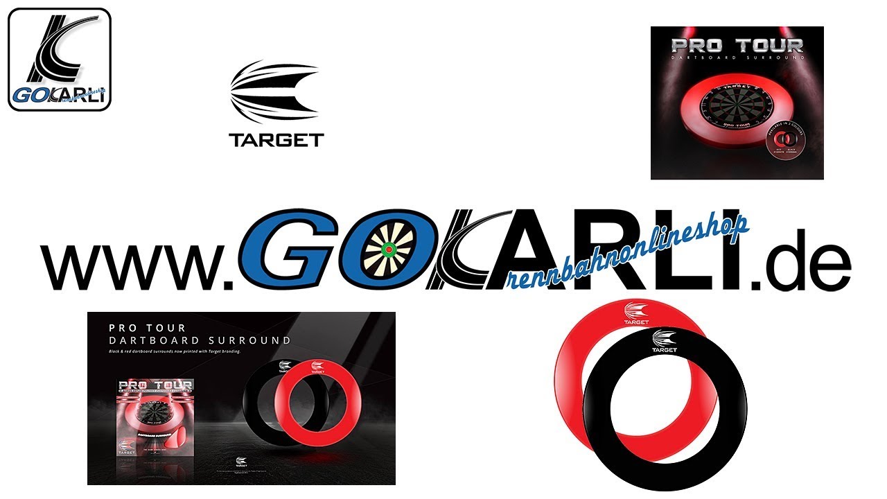 Target Pro Tour Dartboard Surround / Dart Catchring - YouTube