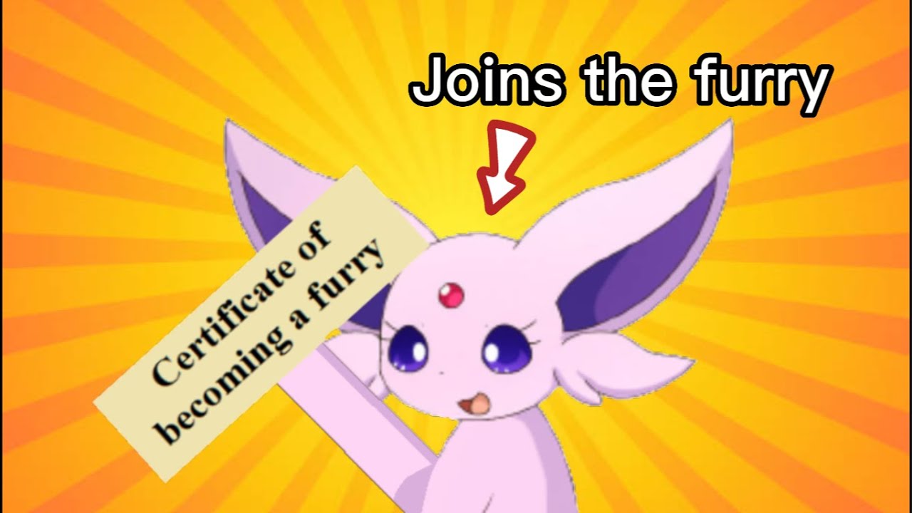When Espeon Joins The Furry - YouTube