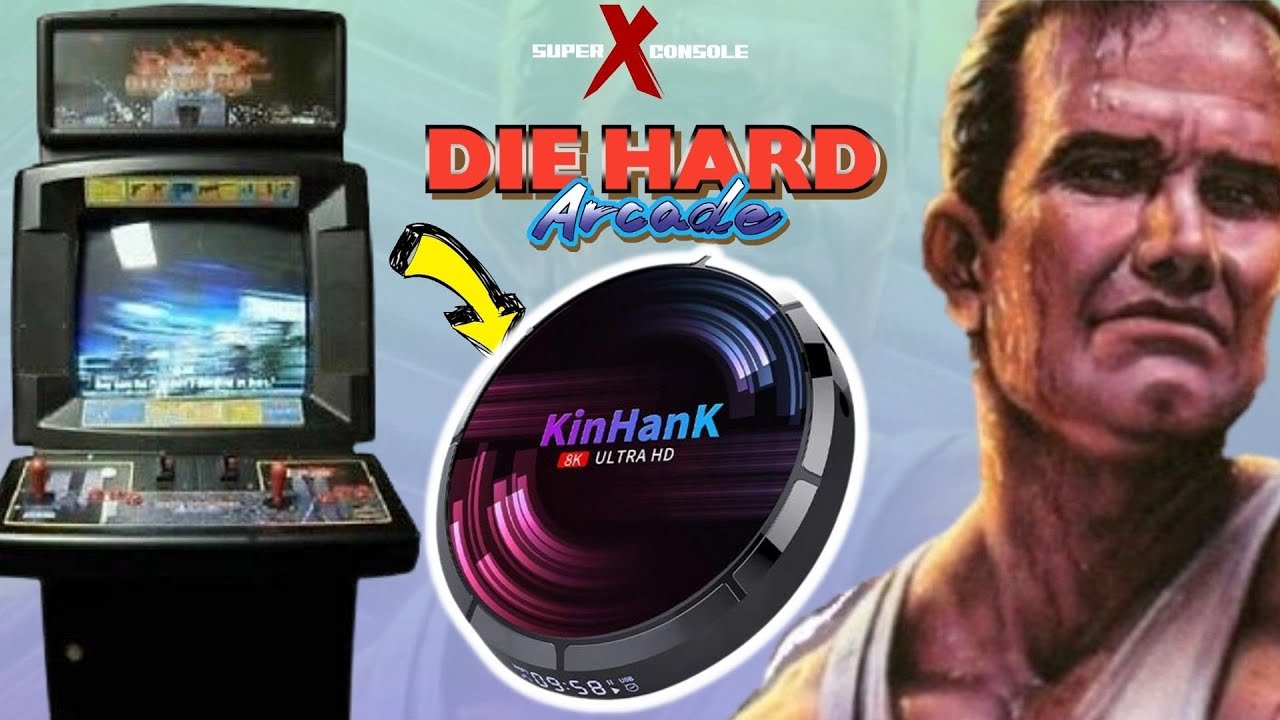 DIE HARD ARCADE (SEGA SATURN) ON THE SUPER CONSOLE X MAX 😁 - YouTube