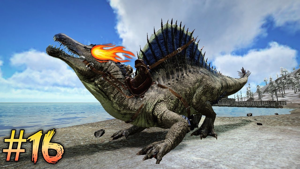 Taming Max Level Spino | Ark Mobile Snow Biome 100 Day | Ep 16 | Hindi ...