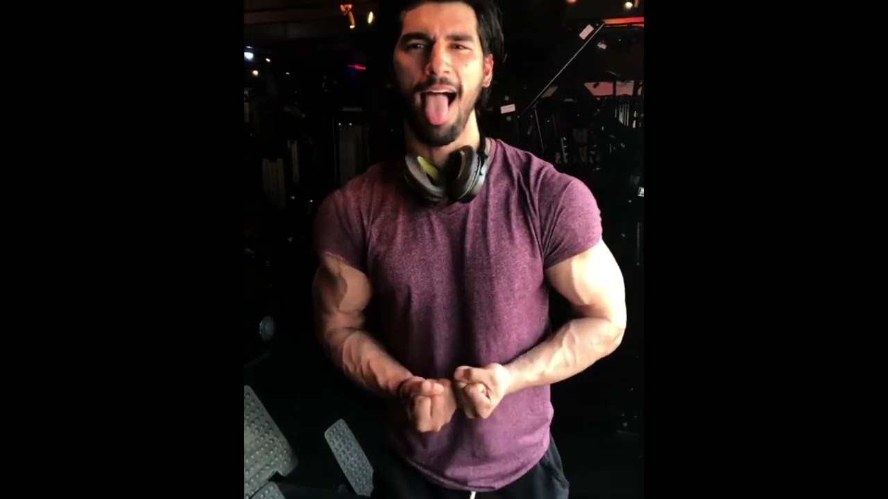 hamza flexes 5 percent body fat - YouTube