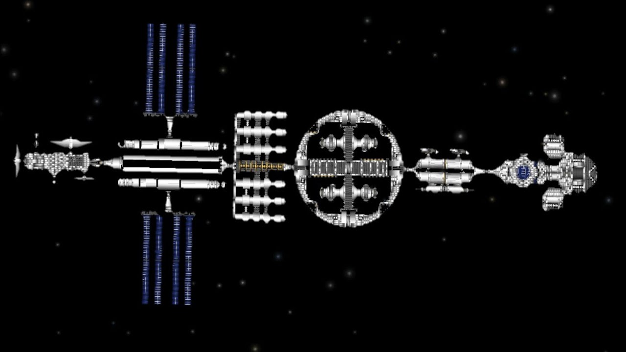 Rotating Space Station Blueprint and Tutorial | Spaceflight Simulator ...