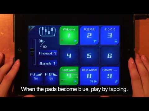 DEMO - CueZy 9 Pad Sampler App for iPhone, iPad, iPod touch
