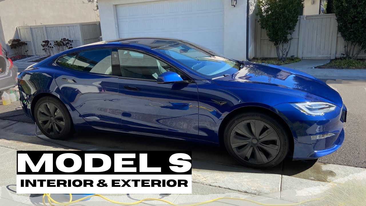 Full Detail of a Tesla Model S - Foam Bath - YouTube