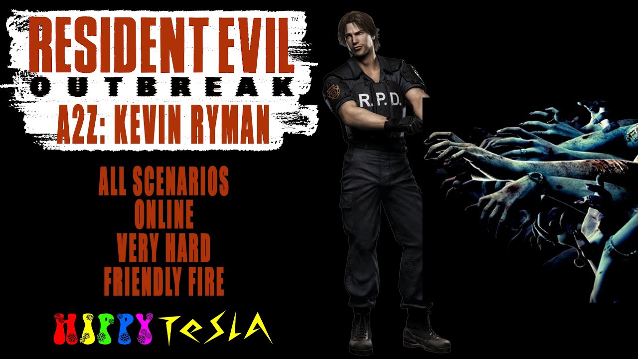 A2Z: Kevin Ryman (All Scenarios Online VH FF) | Resident Evil Outbreak ...