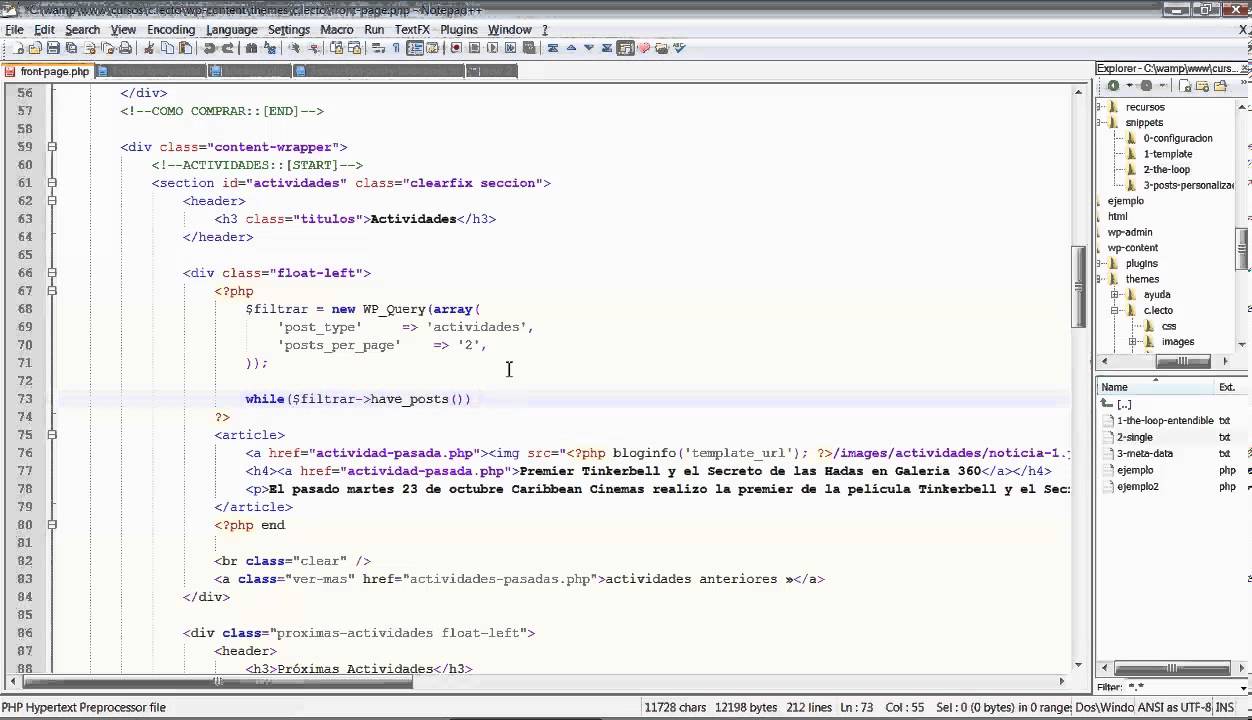 Tutorial Wordpress Parte 2 3 Filtrando Usando Wpquery Youtube