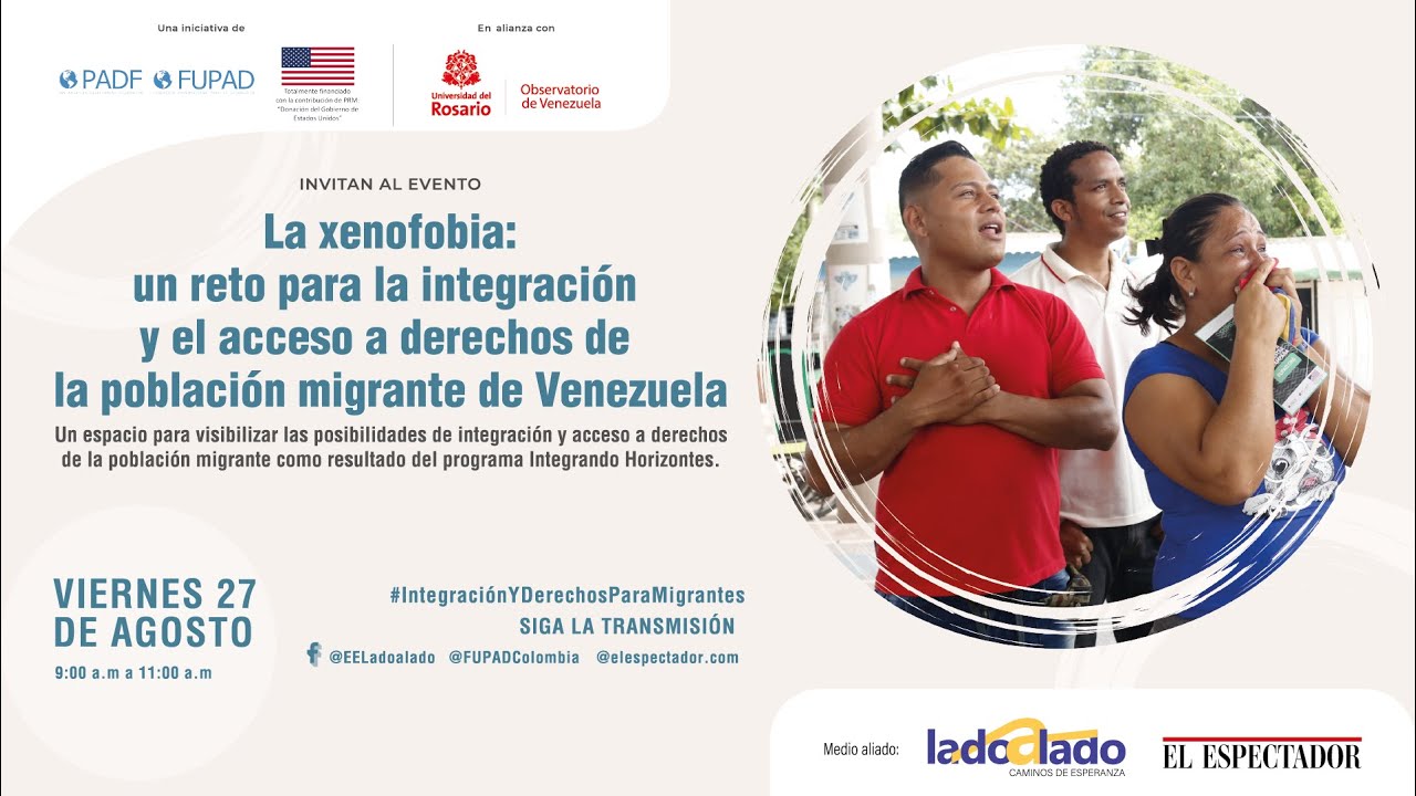 La xenofobia, un reto para la integración de los migrantes en Colombia ...