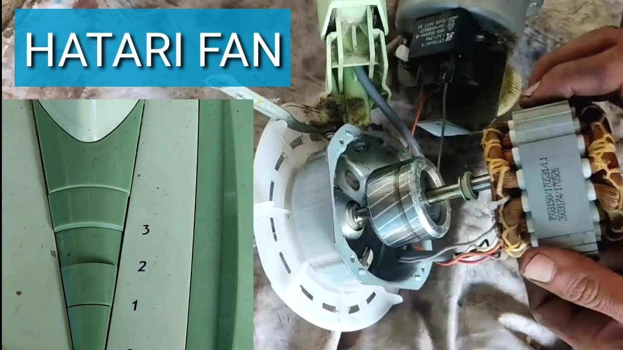 ជួសជុលកង្ហារHatari ដោយខ្លួនឯង how repair Hatari fan at home - YouTube