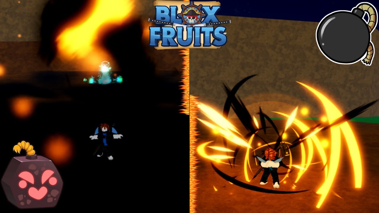 Como São As Skills Da Fruta Bomb No Blox Fruits (Showcase Completo ...