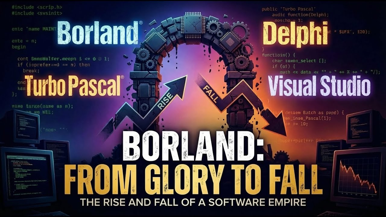 BORLAND: RISE AND FALL OF A SOFTWARE EMPIRE – THE DELPHI STORY - YouTube