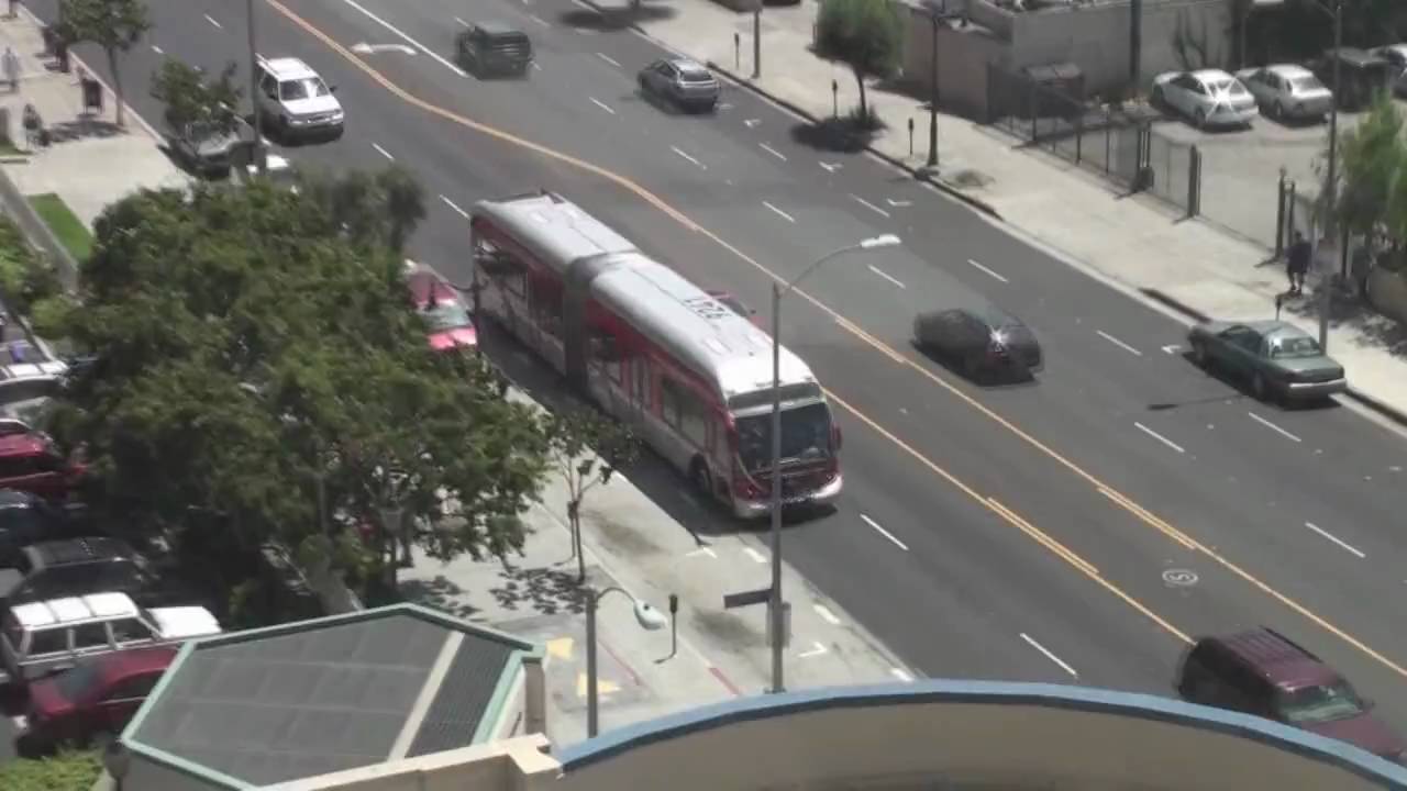HD 720p Video - L.A. Metro Bus Mix of Metro Local 204 & Metro Rapid 754 ...