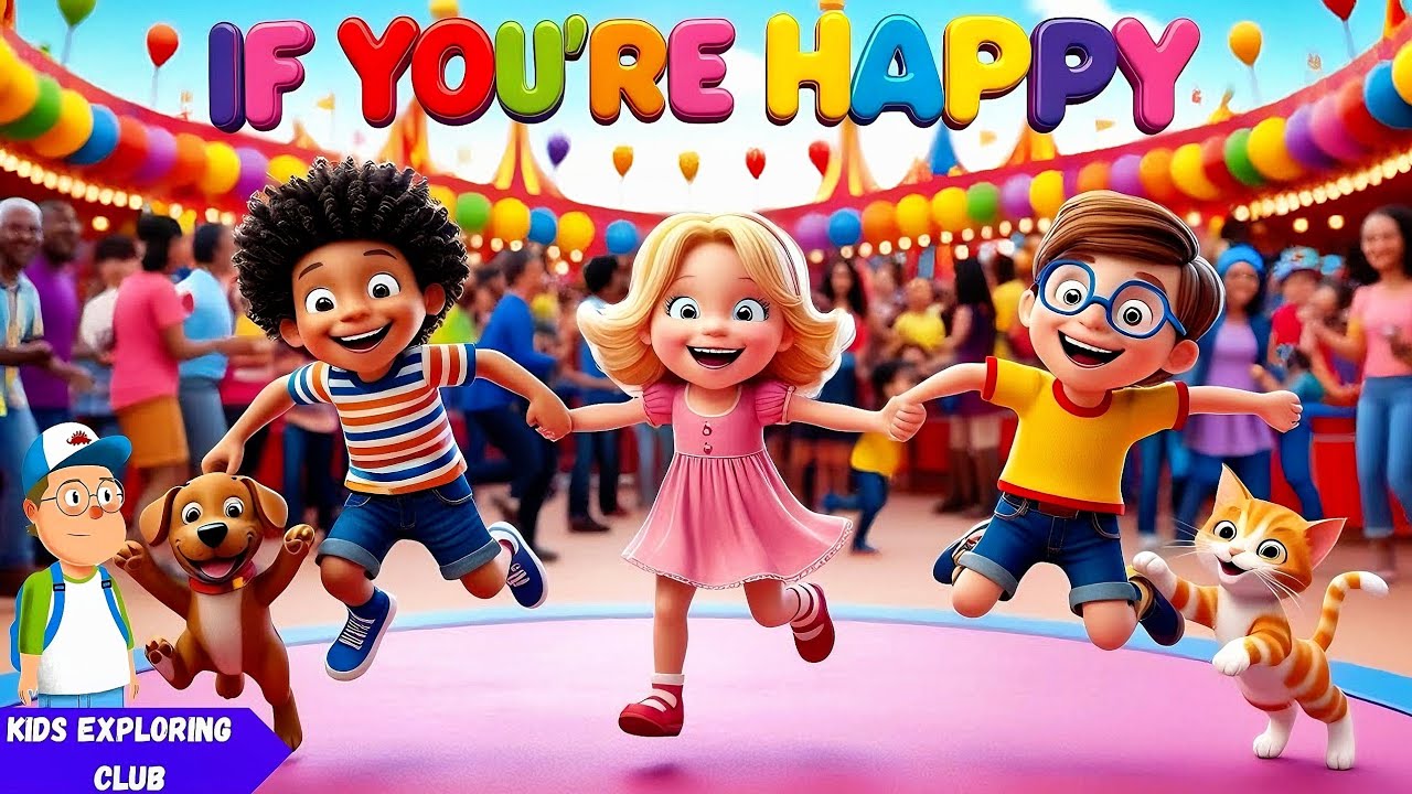 If You're Happy And You Know it | Kids Song | Nursery Rhymes | - YouTube