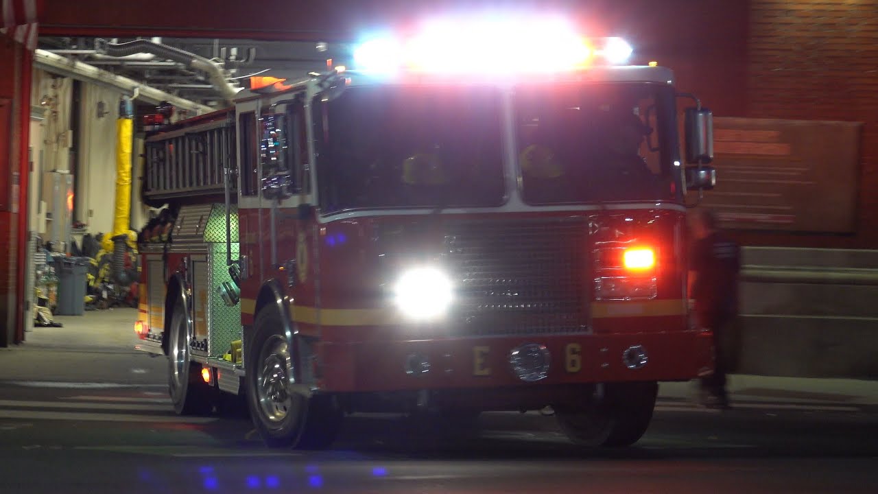 Philadelphia Fire Department Engine 6 Responding - YouTube