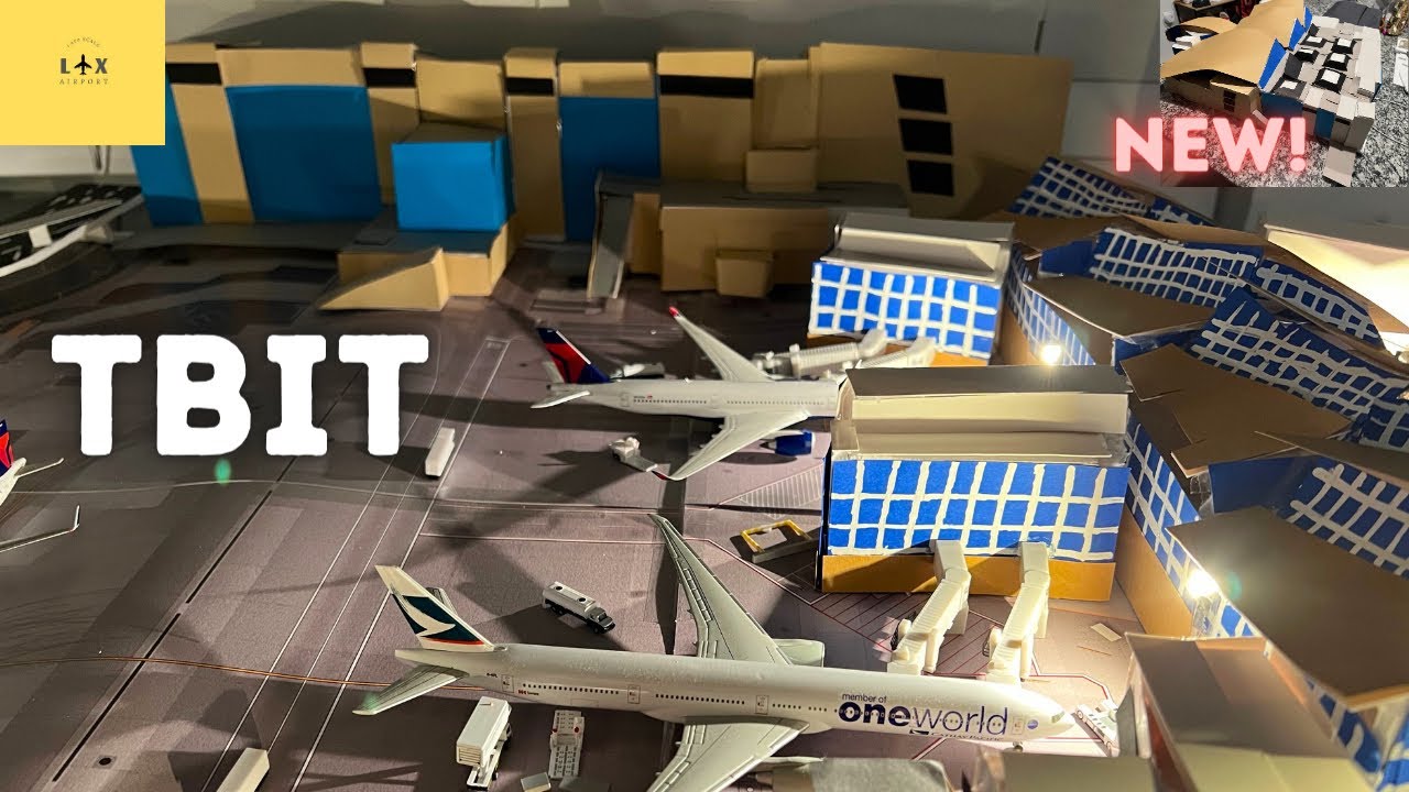 LAX 1:400 Scale Model Airport Update May 5th 2023 - YouTube
