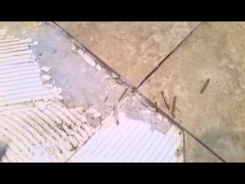 A bad tile job in 2006 - YouTube