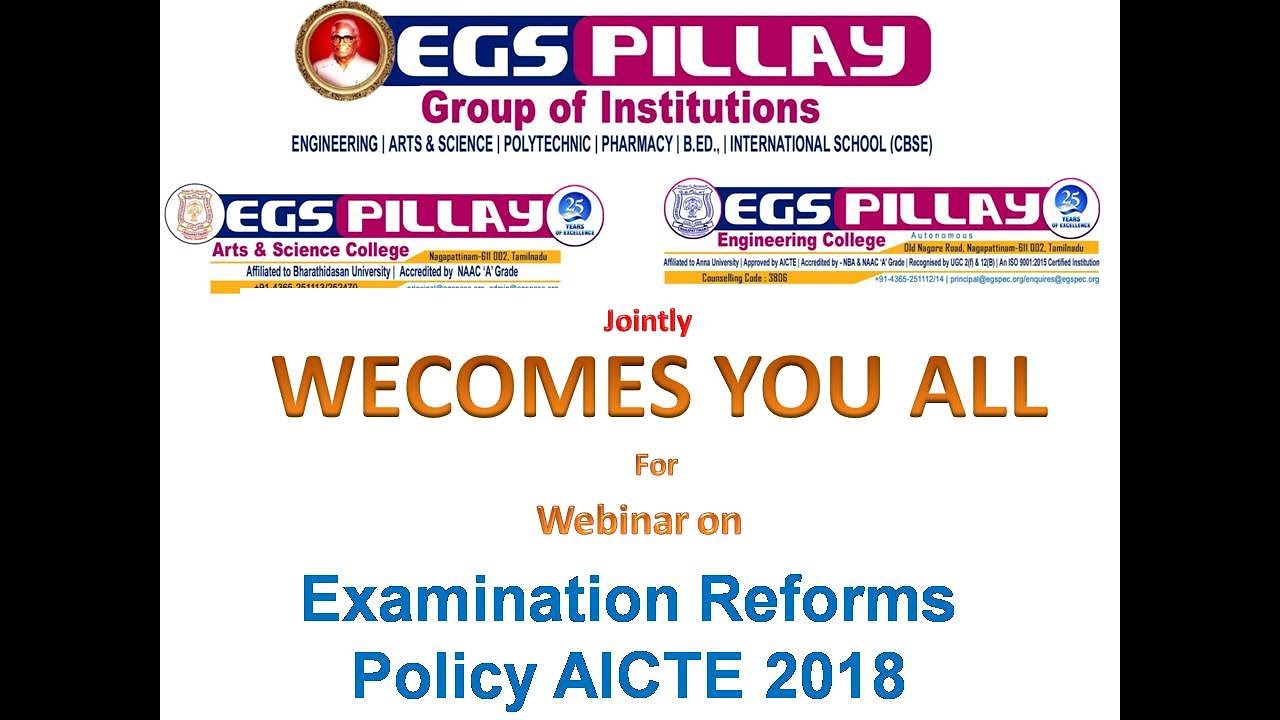 Examination Reforms Policy AICTE 2018 - YouTube